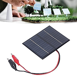 Portable Solar Panel 1.5W 12V High Efficiency Output Polysilicon Solar Panel DIY for Solar Lawn Lights