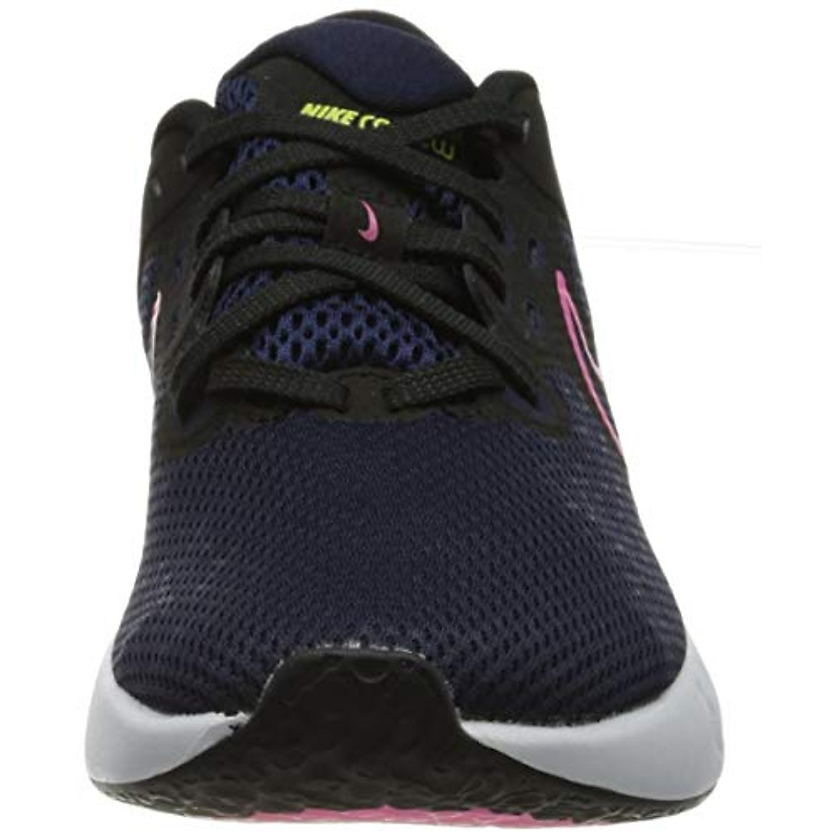 Nike Women's WMNS Renew Ride 2 Running Shoe, Blackened Blue Sunset Pulse Black Cyber, 7.5 us
