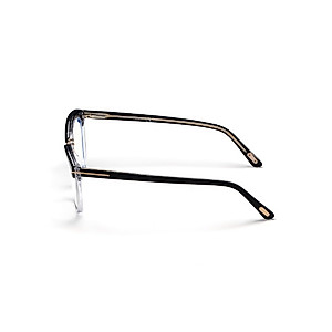 Tom Ford Women's Eyeglasses TF5550-B TF/5550-B Black/Crystal Optical Frame 54mm