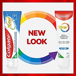 Colgate Total Whitening Travel Toothpaste, Mint Toothpaste for Travel, Carry-On Size Toothpaste, 1.4 Oz Tube