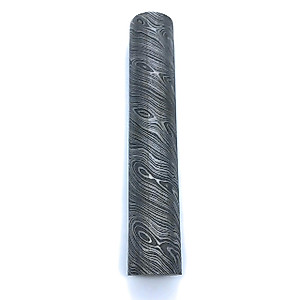 Flashblades NPG3/ 5.5" Long Custom Handmade Damascus Steel Round bar 25.2mm Diameter
