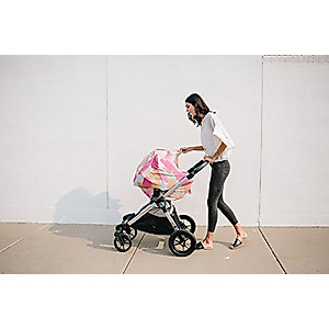 Baby Car Seat Cover Canopy and Nursing Cover Multi-Use Stretchy 5 in 1 Gift"Monet" by Copper Pearl