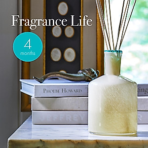 LAFCO New York Reed Diffuser Refill, French Lilac - 8.4 oz - Up to 4-Month Fragrance Life - Includes Natural Wood Reeds - Free of Dyes & Propellants - Made in The USA