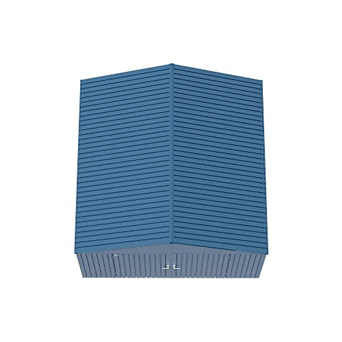 Arrow Shed Elite 12' x 12' Outdoor Lockable Gable Roof Steel Storage Shed Building, Blue Grey