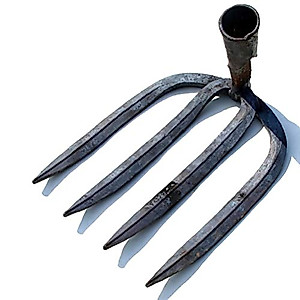 Cabilock Steel Head Garden Rake Head Without Handle Garden Hard Rake Head Only for Farm Gardening M