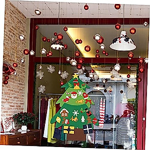 Abaodam Christmas Decor Christmas Tree Decor Christmas Ornaments Christmas Manual Felt Accessories Decorate Green ations Christmas Tree Decor