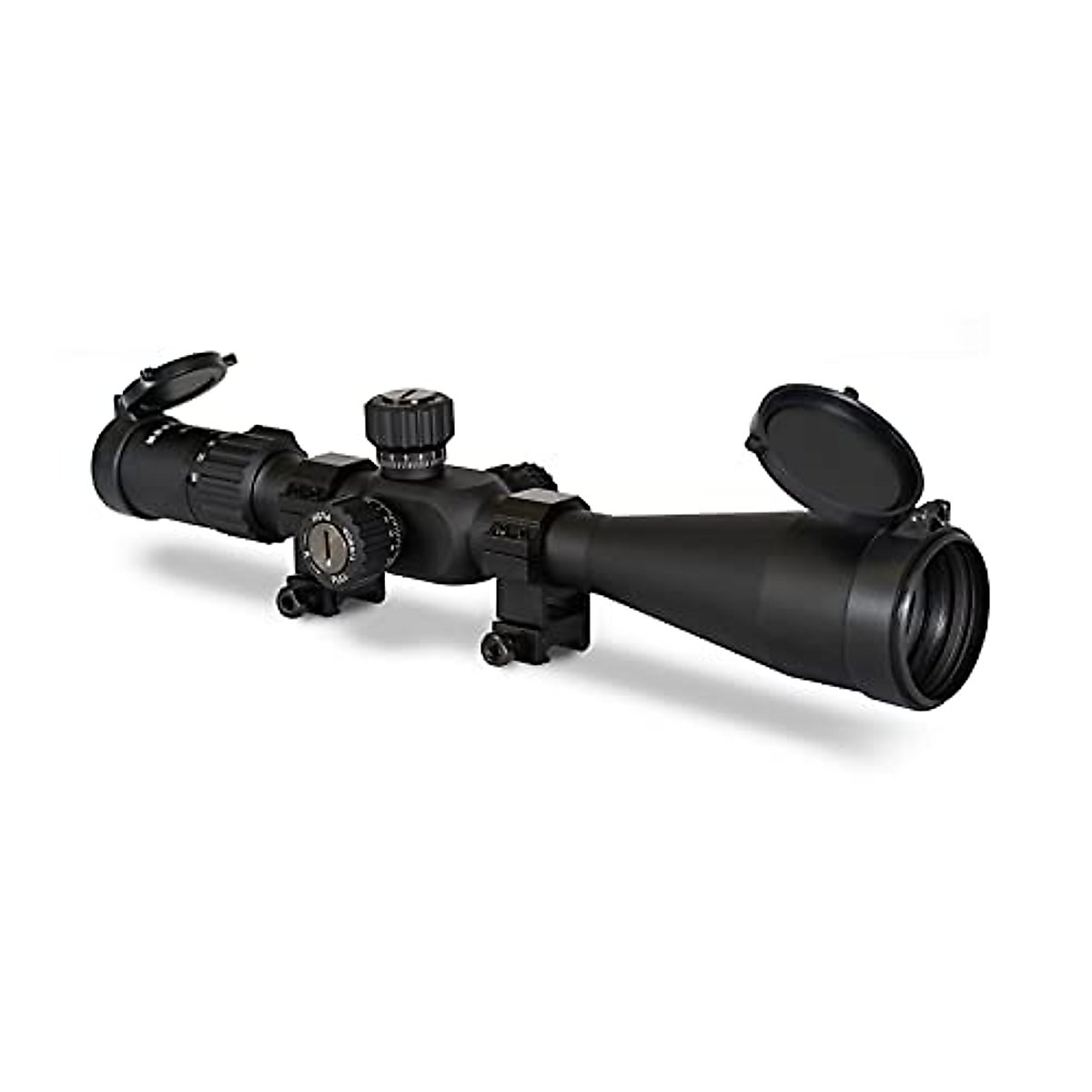 Monstrum G3 6-24x50 First Focal Plane FFP Rifle Scope with Illuminated MOA Reticle and Adjustable Objective (Black)