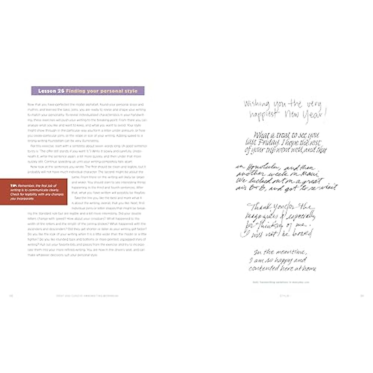 Print and Cursive Handwriting Workbook: 35 Lessons to Improve Your Penmanship