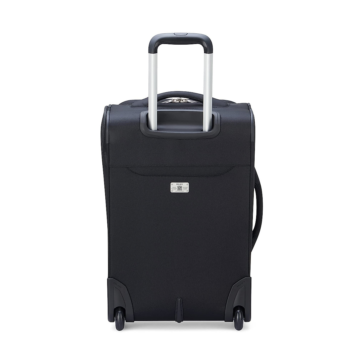 DELSEY PARIS Sky Max 2.0 Softside Expandable Luggage with Two Wheels, Black, Carry-on 21 Inch