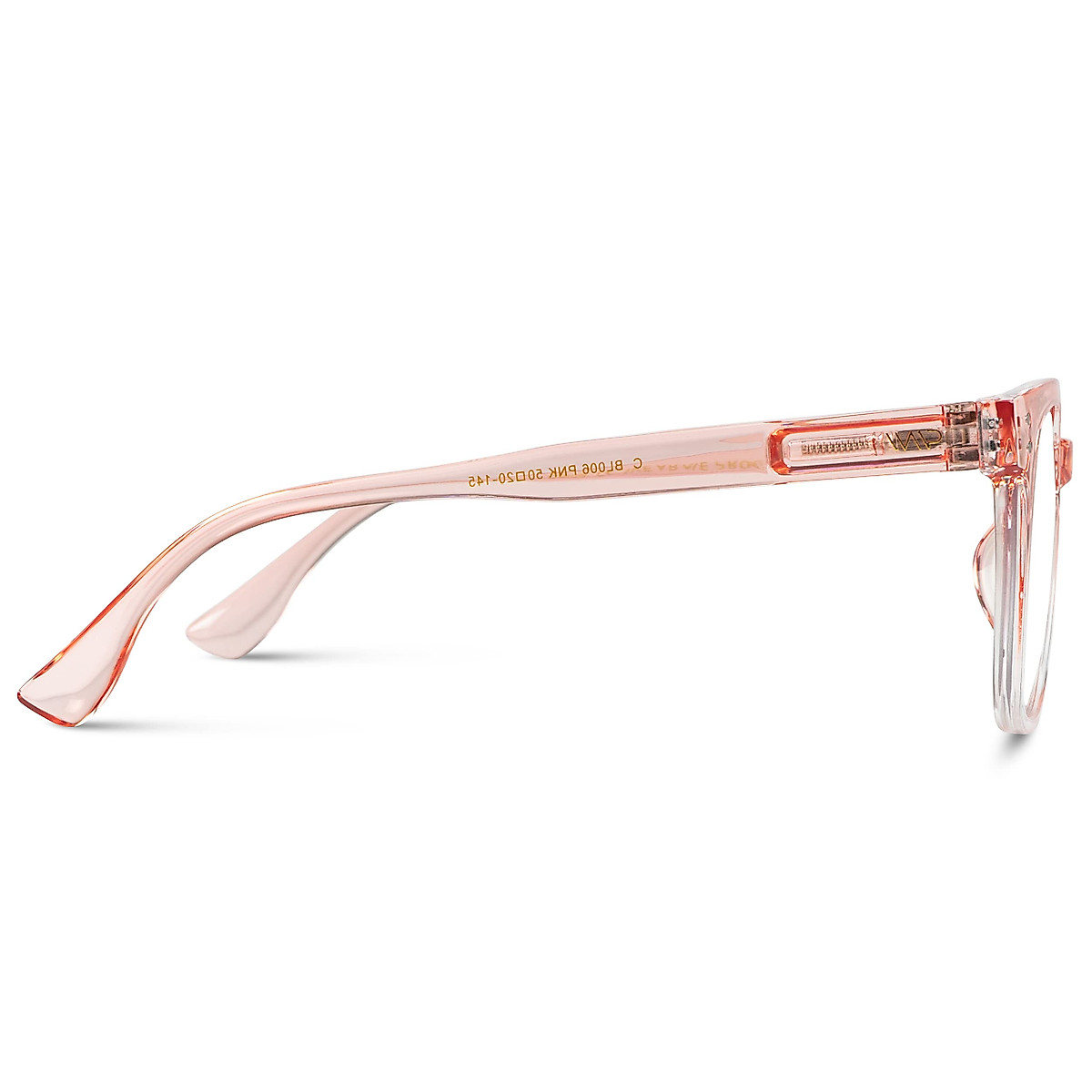 WearMe Pro - Square Oversized Women Elegant Classic Blue Light Screen Glasses (Blaze Tortoise)