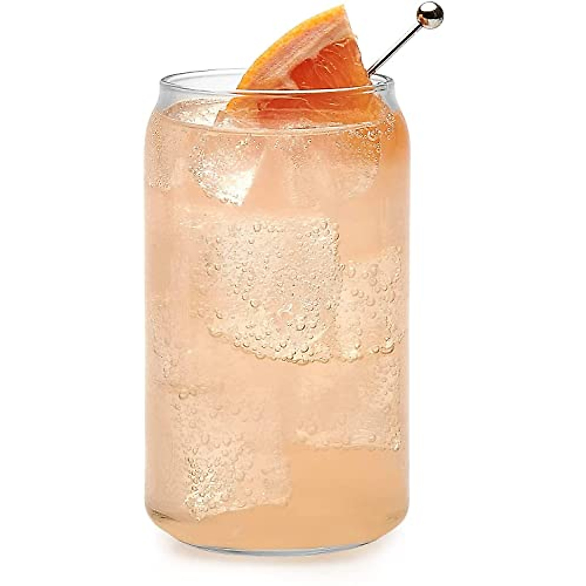 Libbey Glass Can (Set of 24), Clear, 16 fluid ounces