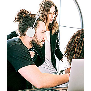 FitTurn Earpads Cover Case Compatible with AirPod Max Wireless Headphone, Silicone Anti-Scratch Protective Case for AirPod Max, Earcup Protectors Enrich Color & Prevent Earphones from Bumping (White)