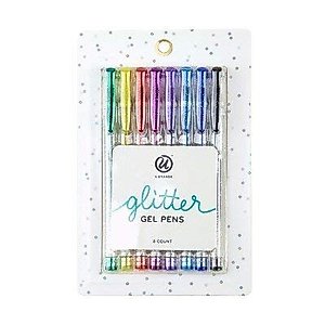 8ct Glitter Gel Pens - Ubrands Multicolor