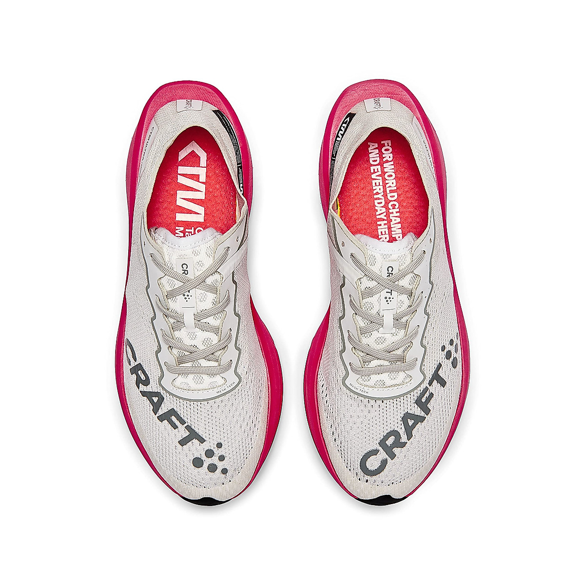 Craft Sportswear Women's CTM Ultra 2 Running Shoe, Ash White-Crush, 8