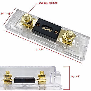 irhapsody 300 AMP ANL Fuse Holder Kit, 3 Pack
