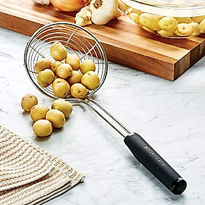 KitchenAid Classic Soft Wire Strainer, 14-Inch, Black