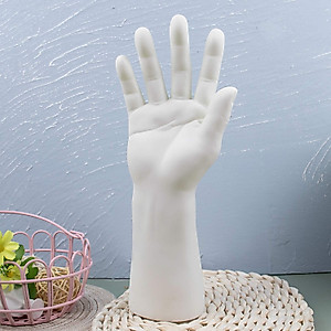 AUEAR, Male Mannequin Hand Display Jewelry Bracelet Necklace Ring Watch Glove Stand Holder White