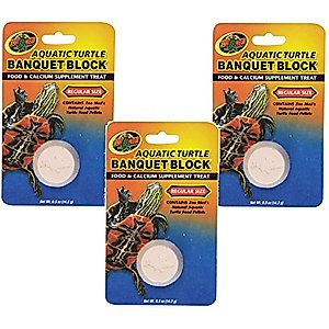 (3 Pack) Zoo Med Aquatic Turtle Banquet Blocks