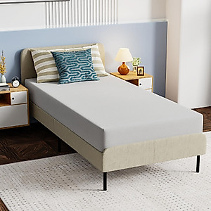 PayLessHere 8 Inch Twin XL Gel Memory Foam Mattress Fiberglass Free/CertiPUR-US Certified/Bed-in-a-Box/Cool Sleep & Comfy Support(Twin Extra Large)