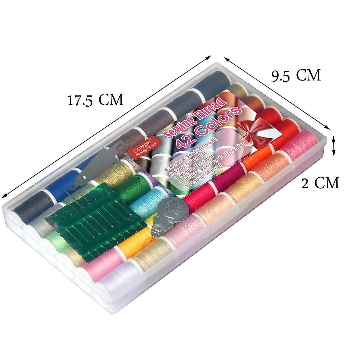 Sewing kit 42 Color Set of Handy Polyester Thread