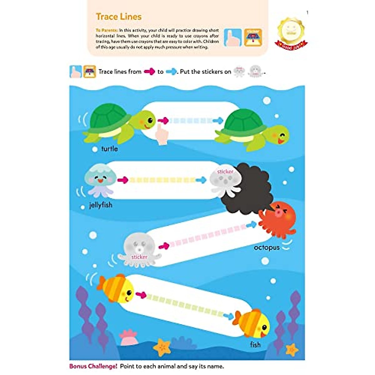 Play Smart Early Learning: Pre-k Activity Workbook : Learn Essential First Skills: Tracing, Coloring, Shapes, Cutting, Drawing, Picture Puzzles, Numbers, Letters; Go-green Activity-board