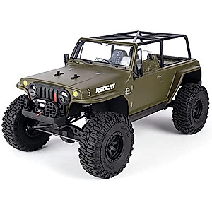 Redcat Racing TC8 Marksman RC Crawler – 1/8 Scale Brushed Electric Trail Crawler Off Road Rock Crawler RC Truck – 2.4Ghz Radio Controlled Waterproof Off Road Car – Great for All Terrain – Green