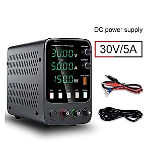 EZGA DC Power Supply Variable Adjustable DC Power Supply Laboratory Programmable Memory Function Power Supply Switching Power Supply Current Stabilizer for Spectrophotometer and lab Equipment Repair