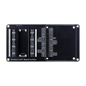 GeeekPi Breakout HAT Board for Raspberry Pi Pico/Pico W, GPIO Expansion Board Breakout HAT Module for Raspberry Pi Pico/Pico W, Support Raspberry Pi HAT Board with 40Pin Pin Header