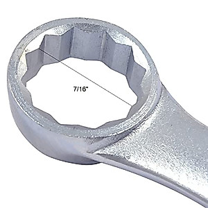 HHIP 7023-1004 Forged Steel Combination Wrench, 7/16" Size