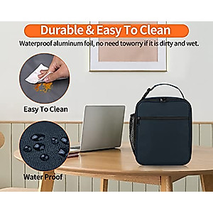 ZM-YOUTOO Lunch Box for Men Youth Kid Boys Girls Teen Adult - Reusable Lunch Bag Men - Insulated Small LunchBox