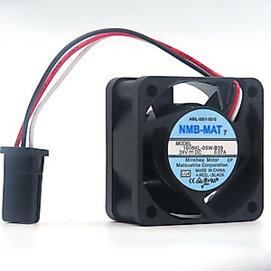 A90L-0001-0510 1608KL-05W-B39 24v 0.07/0.08a 40mm 4020 FANUC Cooling Fan (0.07A Black Plug)