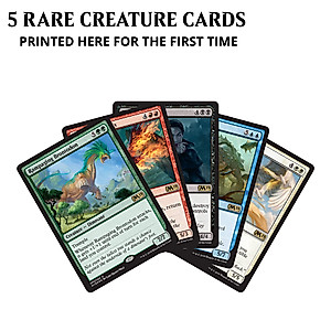 Magic: The Gathering Gift Pack 2018 | 4 Booster Packs | 5 Rare Creature Cards | 5 Foil Land Cards