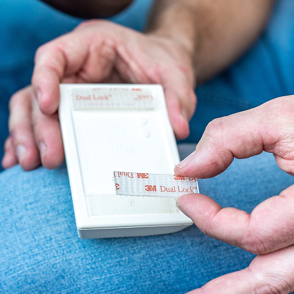 EZ Pass/I-Pass/Toll Tag Tape Mounting Kit - Peel and Stick Adhesive Strips Dual Lock Tape - 4 Strips (2 Sets) with Alcohol Prep Pad, Packaging may vary