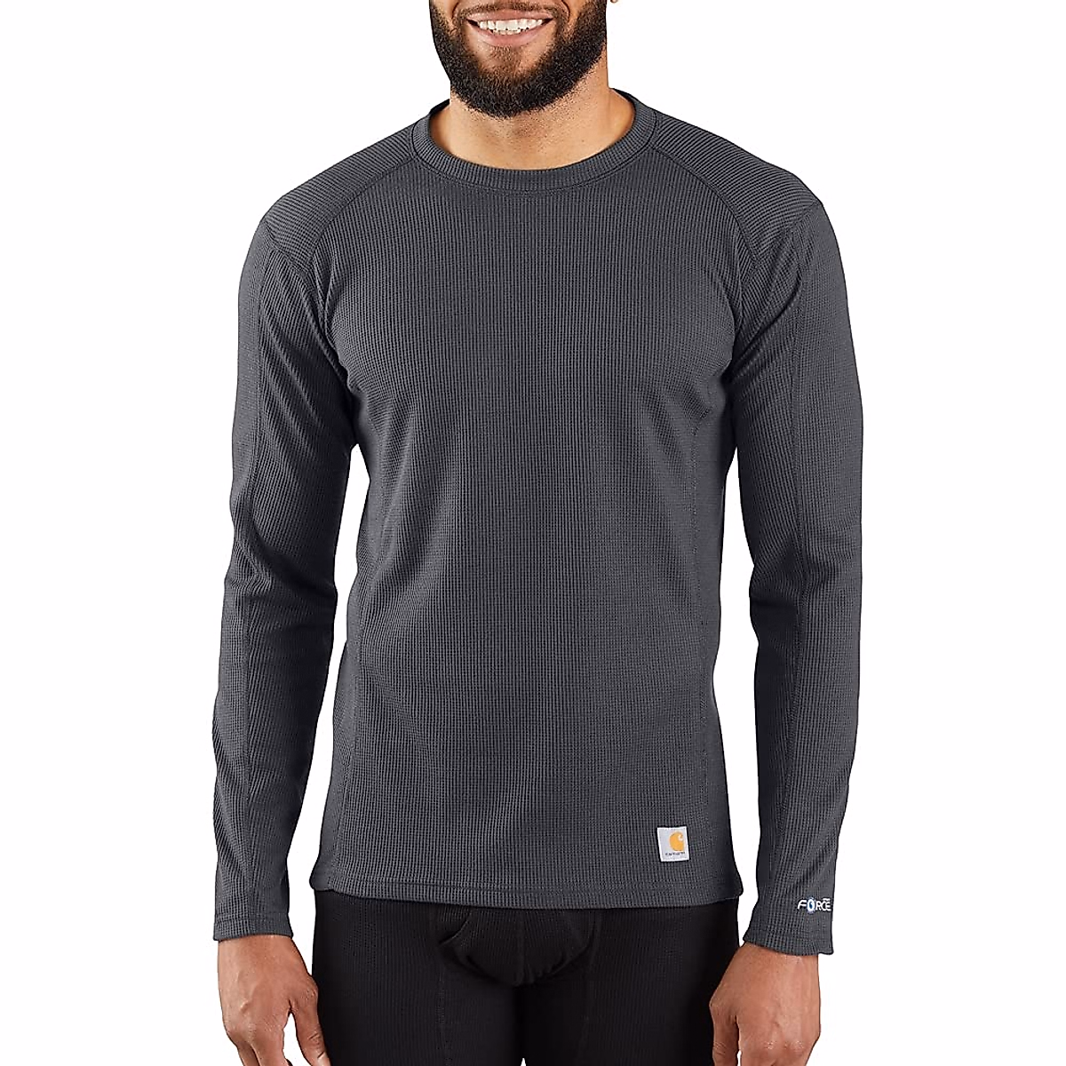 Carhartt Men's Base Force Midweight Classic Crew, Shadow, Medium