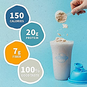 Tasty Organic Vanilla Meal Replacement Shake Vegan - Garden of Life - 20g Complete Plant Based Protein, Greens, Digestive Enzymes, Pro & Prebiotics for Easy Digestion – Non-GMO, Gluten-Free, 2.3 LB,Packaging may vary