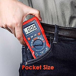 AstroAI 33D DC Current Digital Multimeter and New TRMS 2000 Counts AC/DC Current Voltage Resistance Capacitance Continuity Meter