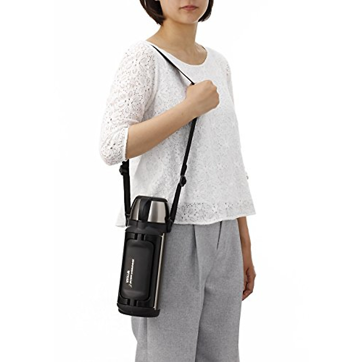 Tiger MHK-A151-XC Thermos Water Bottle, 5.6 gal (1.49 L), Cup, Large Capacity, Type, Tiger Silver