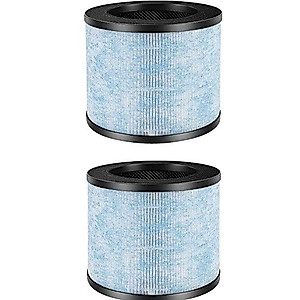 Fette Filter - F100 H13 Premium True HEPA Replacement Filter, Compatible with Instant AP100 Air Purifier, 3-in-1 H13 Grade True HEPA Filter, Part # F100, 2-Pack