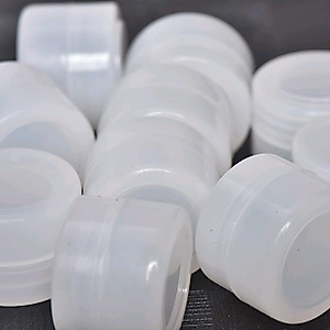 2ml 100PCS Non-stick Silicone Oil Kitchen Container Clear