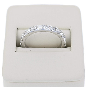 Vir Jewels 2 cttw Diamond Wedding Anniversary Band for Women Full Eternity Diamond Engagement Ring 14K White Gold Round Prong Set Size 7.5