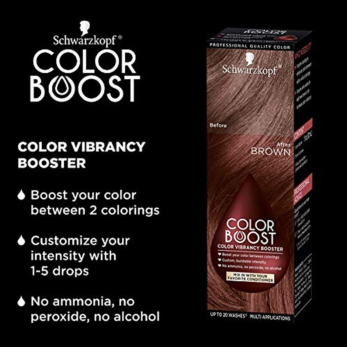 Schwarzkopf Color Boost Color Vibrancy Booster, Brown