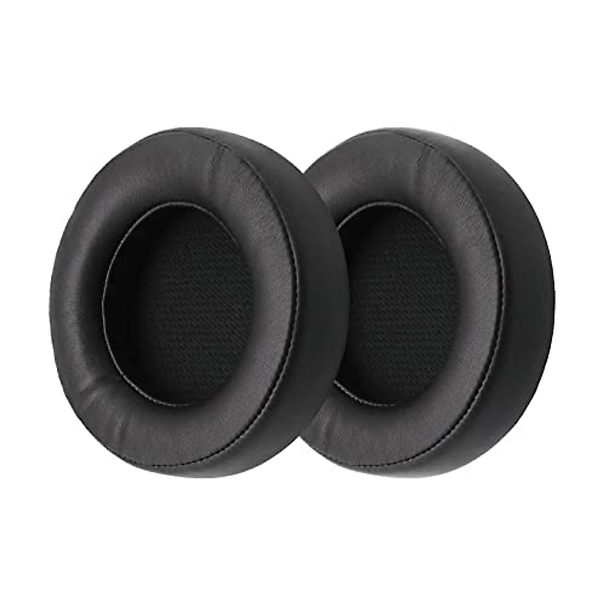 1 Pair Earpads Ear Cushions Protein Leather Memory Foam Replacement Repair Parts Compatible with Corsair Virtuoso RGB Wireless SE Headphones Black