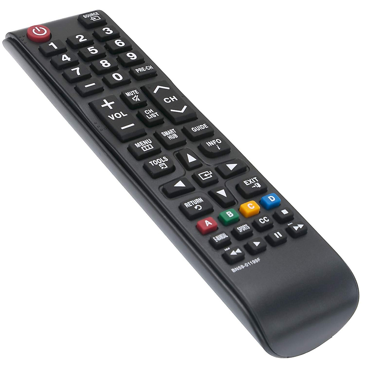 New BN59-01199F Replacement Remote Control fit for Samsung TV UN50J6200AF UN50J620DAF UN50MU6070F UN55J6200AF UN55J6201AF UN55J620DAF UN55JU6400F UN55JU640DF UN58MU6100F UN60J6200AF UN60J620DAF