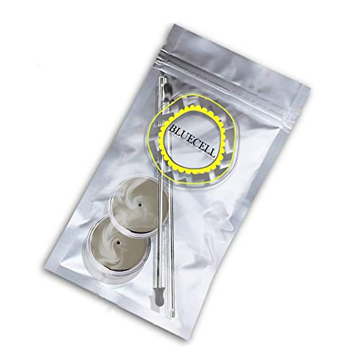 BLUECELL 2pcs Silver Color Desk Straight Rod Paper Holder Spike Stick Receipts Check Bill Fork, 5-3/4inches