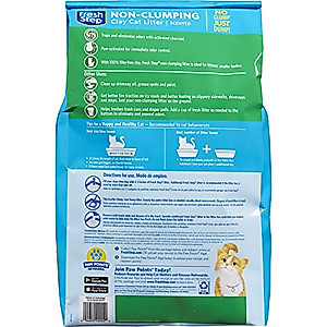 Fresh Step Non Clumping Cat Litter With Febreze Freshness, With 7-Day Odor Control, 14 lb. Bag