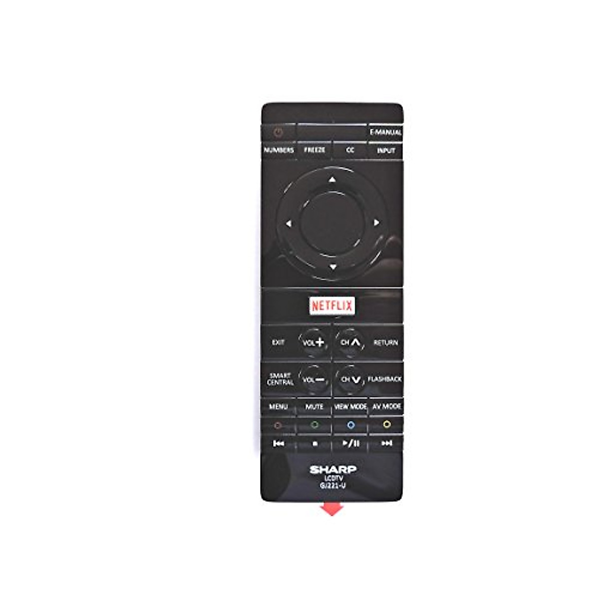 Sharp GJ221-U LCD 4K TV Remote Control