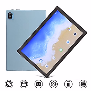 10 Inch Tablet 6GB 128GB 2.4G 5G Kids Tablet Dual Band WiFi 4G Dual Camera Call for 12 for Work (US Plug)