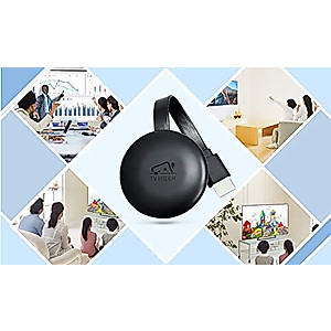 TV Buddy® Caster Wireless Streaming Full HD Videos Movies from Smartphone Tablet Computer to Widescreen TV Support AirPlay DLNA Miracast AirMirror Cross-System Mirroring