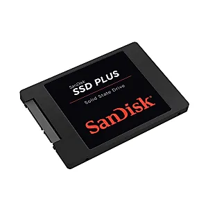 SanDisk SSD PLUS 240GB Internal SSD - SATA III 6 Gb/s, 2.5"/7mm, Up to 530 MB/s - SDSSDA-240G-G26