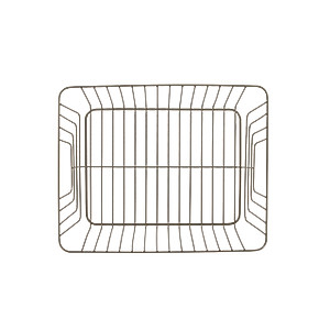 Spectrum Diversified Ashley Basket, Large, Satin Nickel